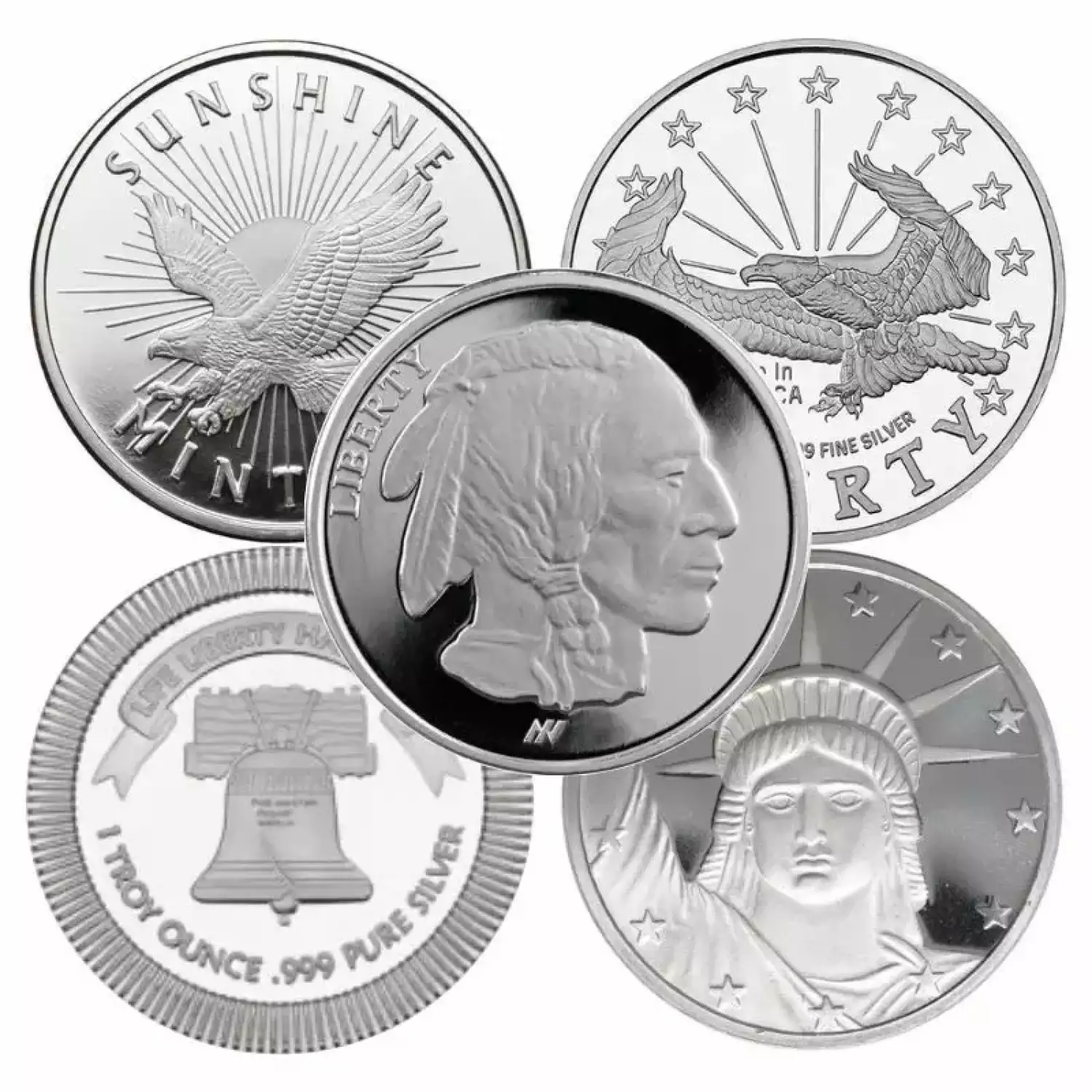 1 Ounce Silver Round | 1 Ounce Silver Coin | ABC Coin & Bullion - IDC ...