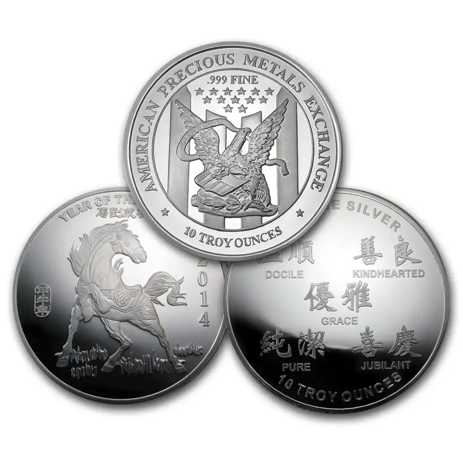 10 oz Silver Round Coin | Silver Coin for Sale - IDC COIN & BULLION