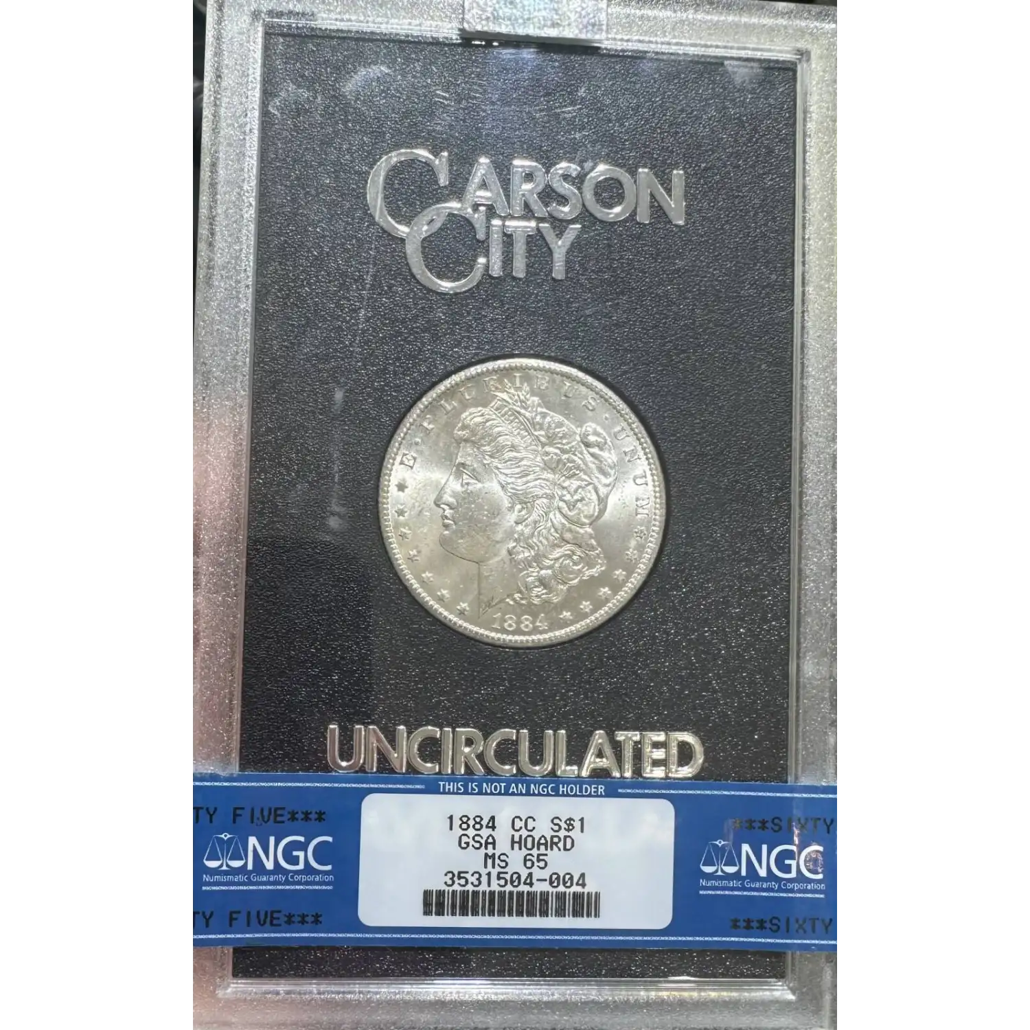 1884-CC Morgan Silver Dollar NGC MS-65 GSA HOARD - IDC COIN & BULLION