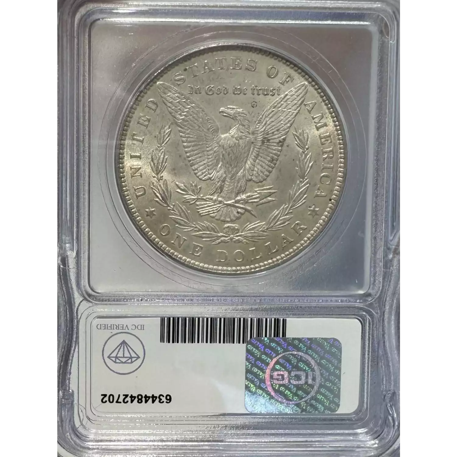 1896 Morgan Dollar ICGMS63 IDC Verified - IDC COIN & BULLION