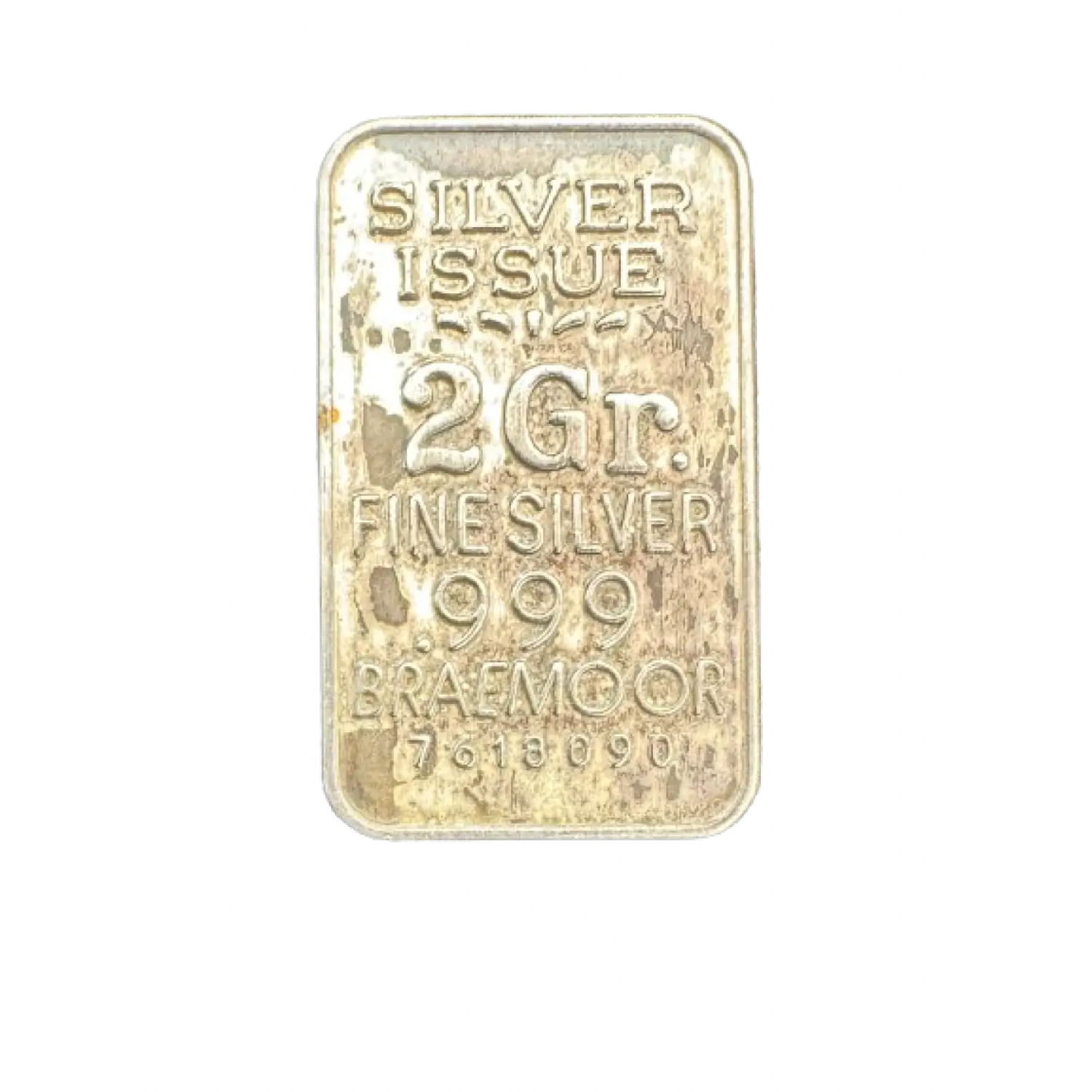 2 Gram Braemoor Silver Bar - IDC COIN & BULLION