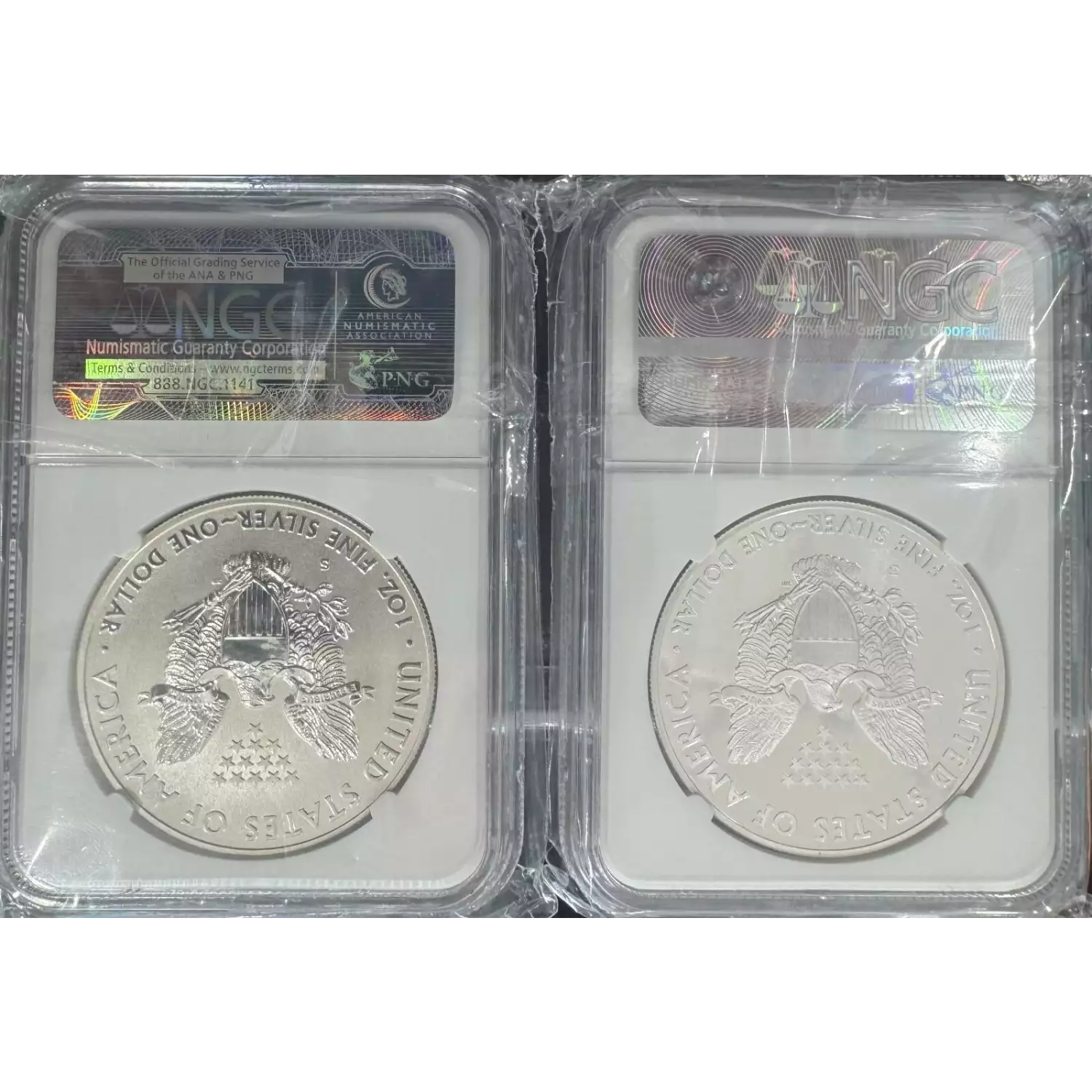 2012 S American Silver Eagle 2 Coin Set (PF70/PF70 Ultra Cameo) - IDC ...
