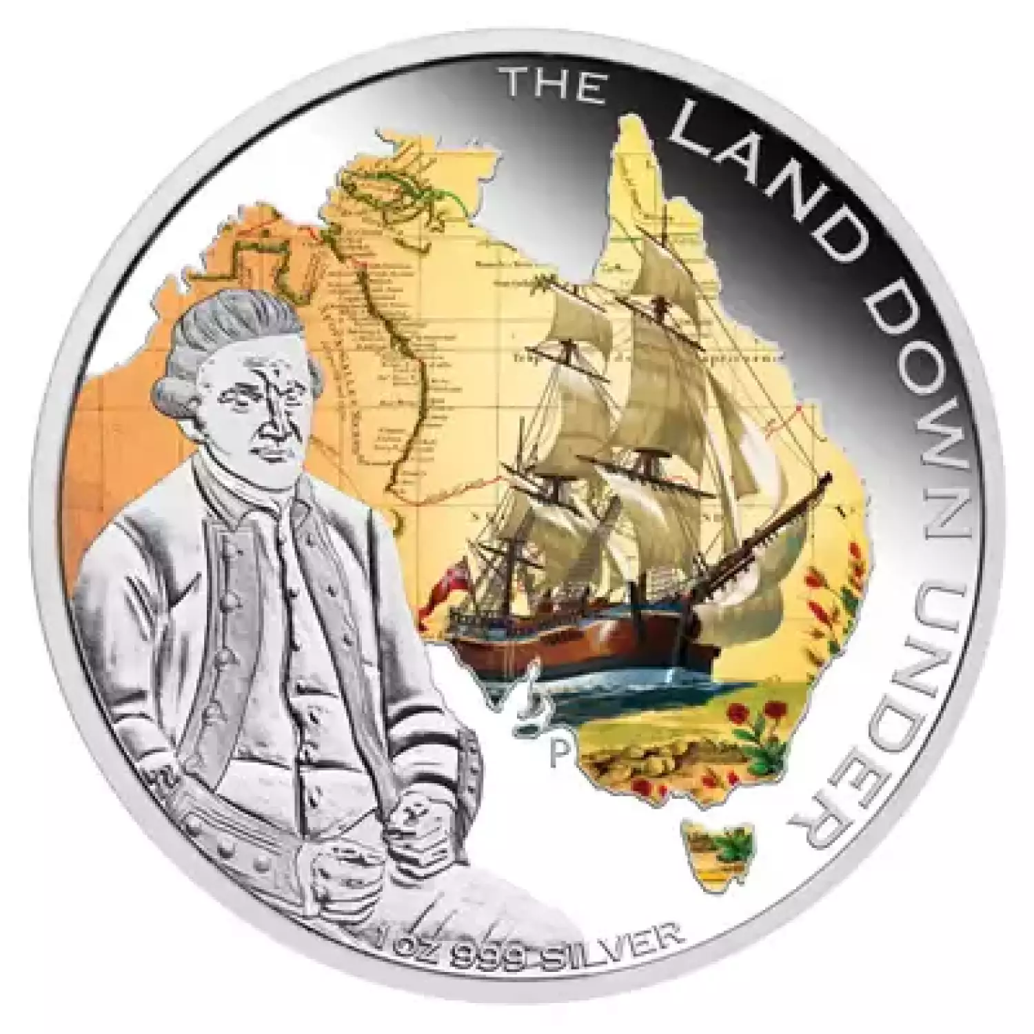 2013 The Land Down Under Captain James Cook 1oz Silver Proof Coin - IDC ...