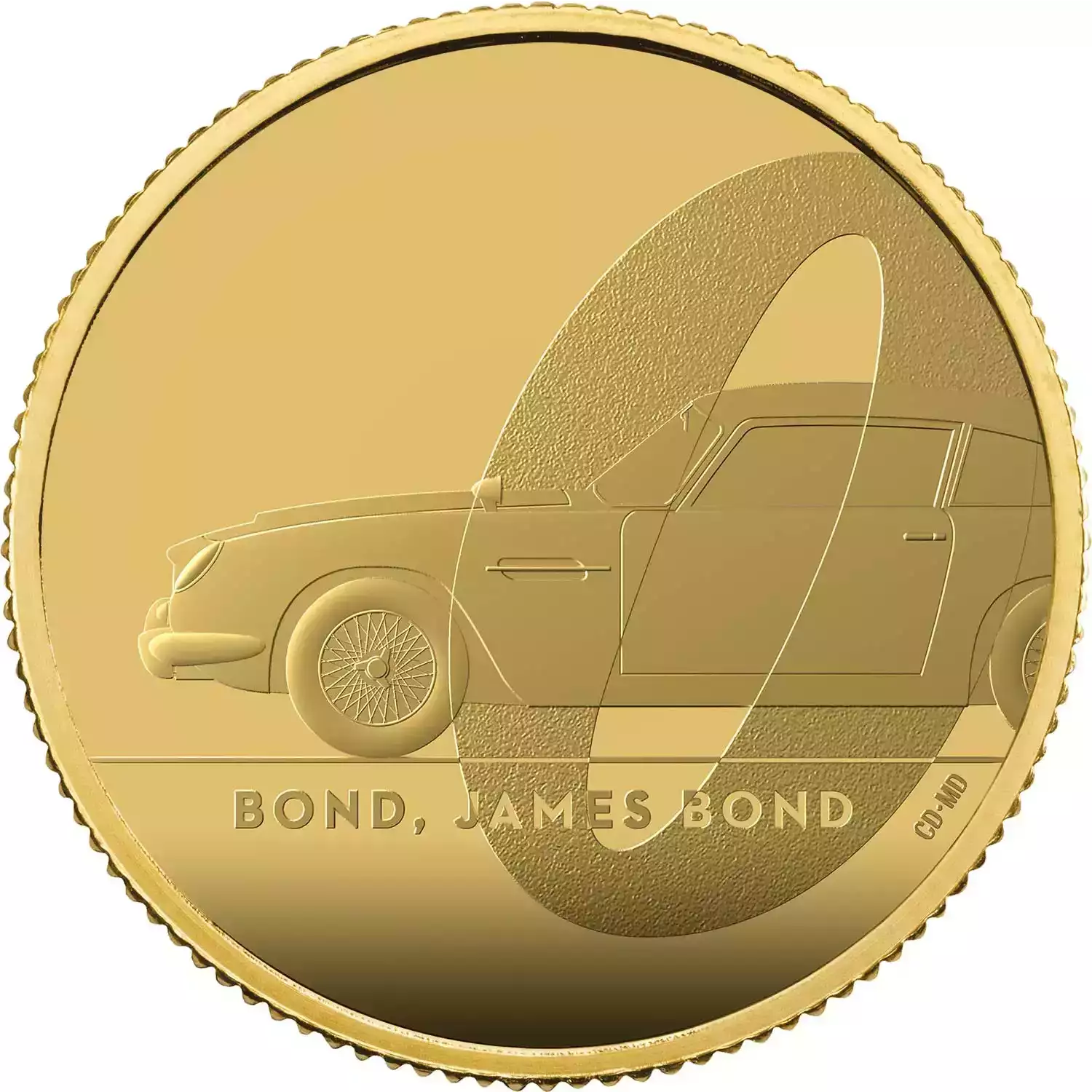 2020 - 007 James Bond "Bond, James Bond" 1/4 oz Gold Proof Coin - IDC ...