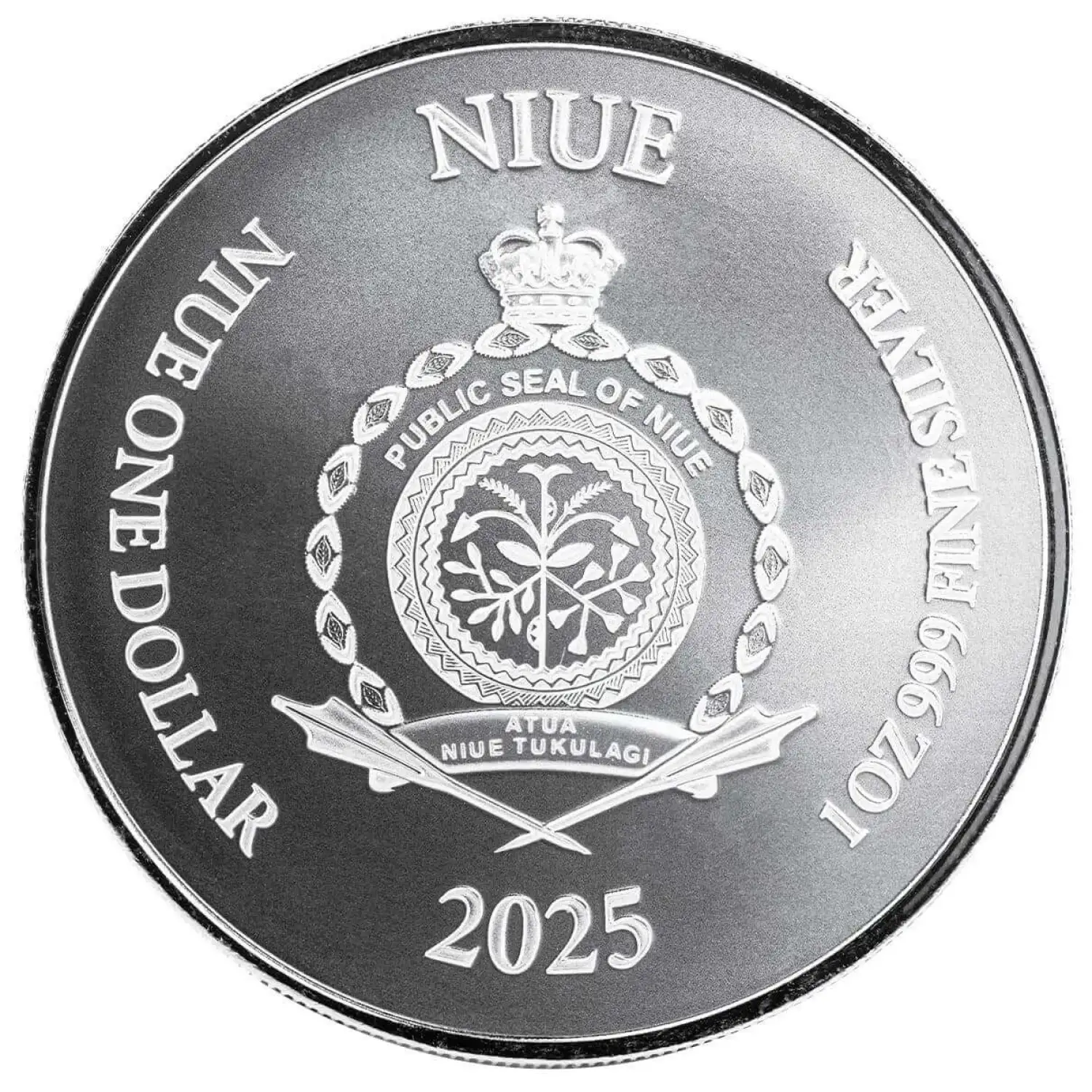 2025 1oz Niue - Lady Justice Silver Round - IDC COIN & BULLION