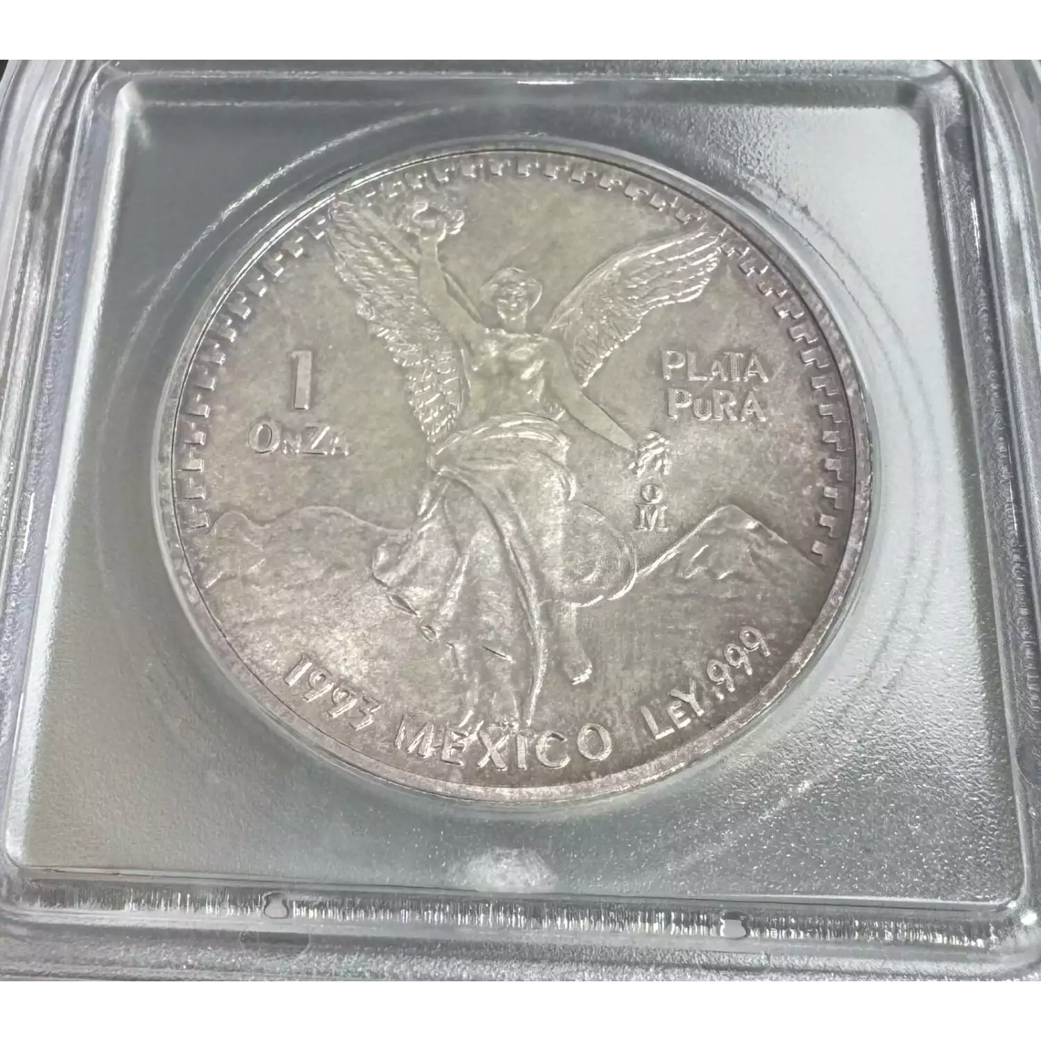 1993 Mexico 1 onza Silver Libertad ICG MS-68 Purple Toning IDC Verified ...
