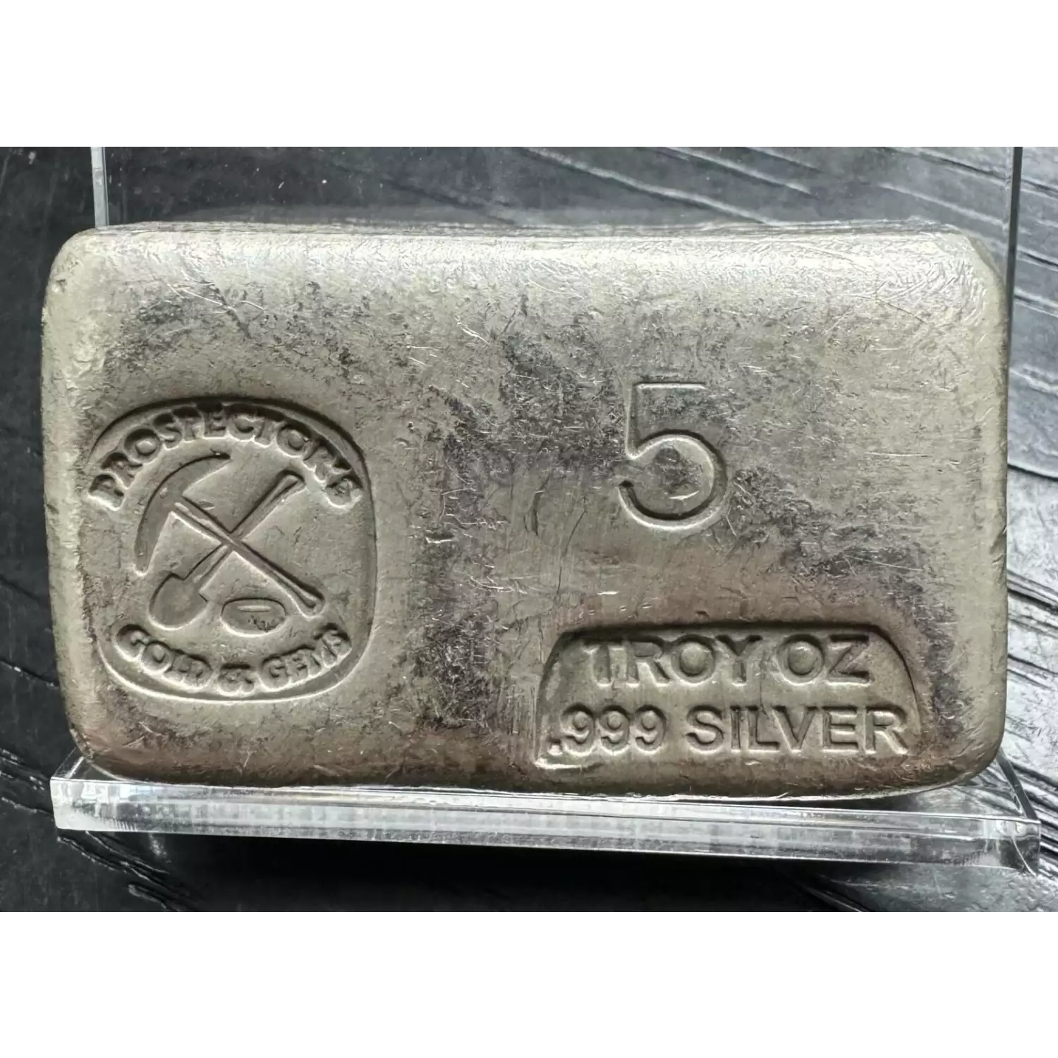 Prospector 5 oz Silver Bar - IDC COIN & BULLION