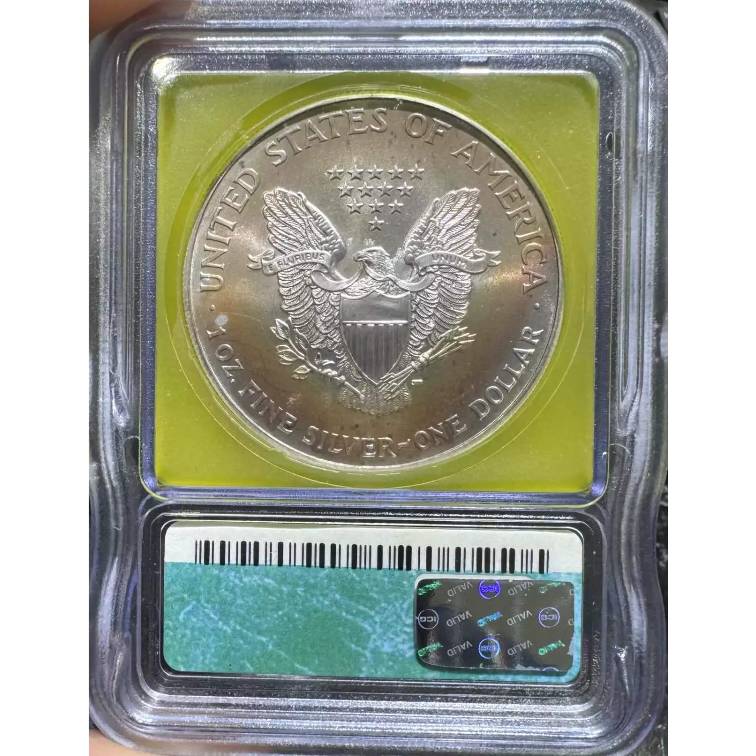 2002 American Silver Eagle ICG MS-69 - IDC COIN & BULLION